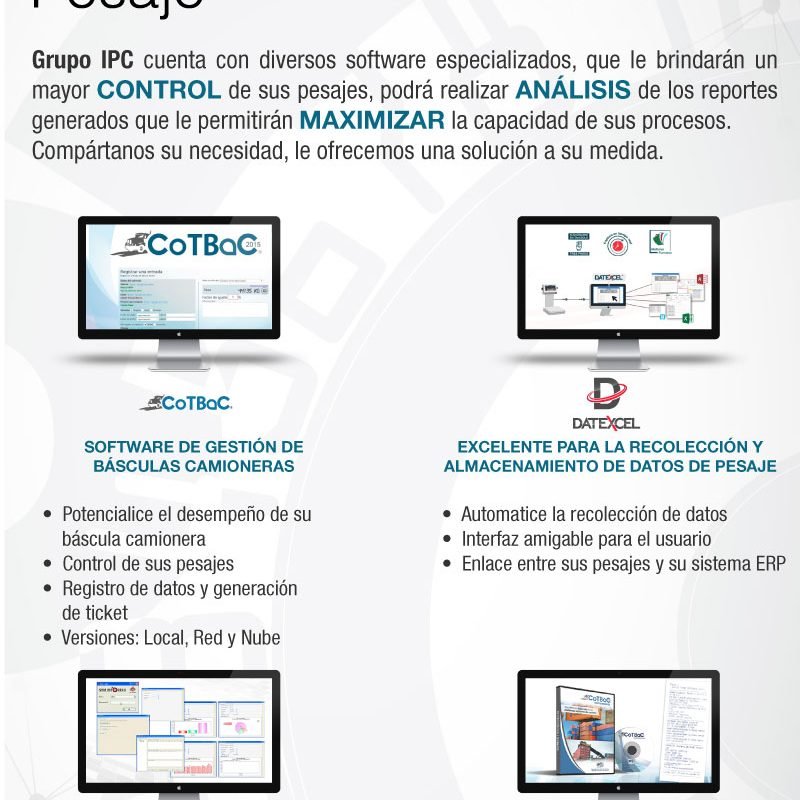 Software de gestión de básculas camioneras - IPC